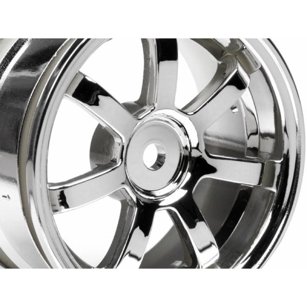 HPI 3574 Mag7 Wheels 26mm Chrome (0mm Off Set) – Metro Hobbies