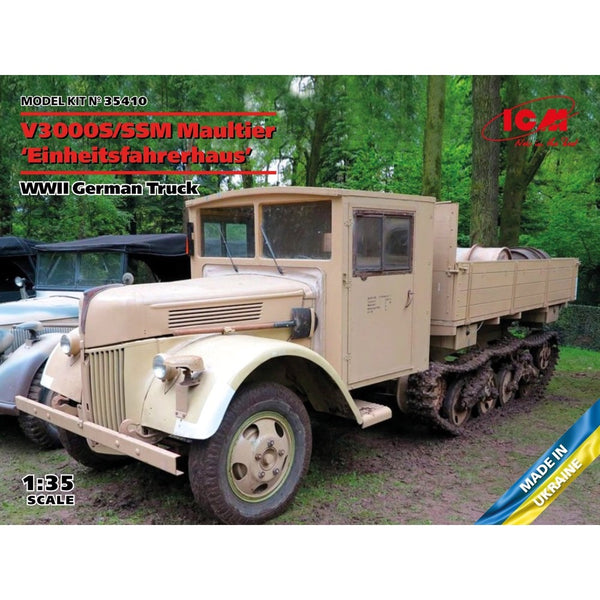 ICM 35410 1/35 German 3000S/SSM Maultier Einheitsfahrerhaus WWII German ...