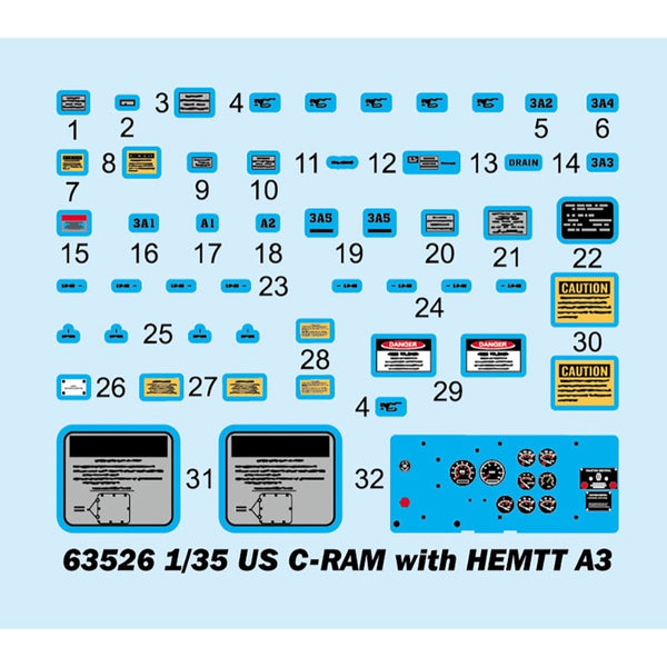 I Love Kit 63526 1/35 US C-RAM with HEMTT A3 US Army Counter Rocket ...