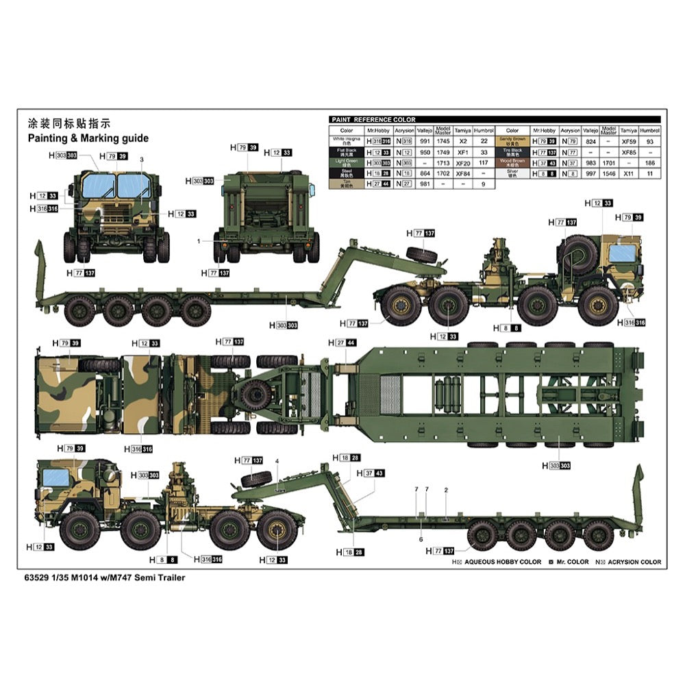 I Love Kit 63529 1/35 M1014 with M747 Semi Trailer – Metro Hobbies
