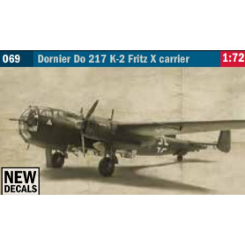 Italeri 0069S 1/72 Dornier Do 217 K-2 Fritz X carrier – Metro Hobbies