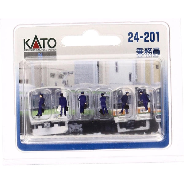 Kato 24-201 N People Railroad Crew 6pc – Metro Hobbies