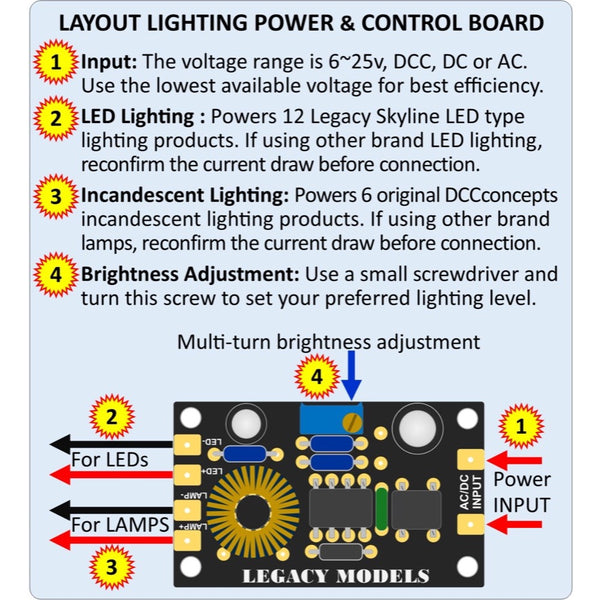 Legacy Models Lighting Accessories Light Control PCBs LED/Lamp (Single ...