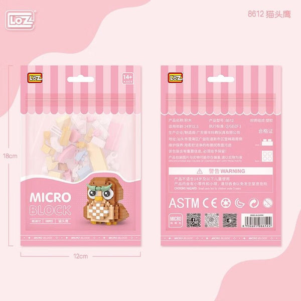 Loz 8612 Micro Block Bag Owl – Metro Hobbies