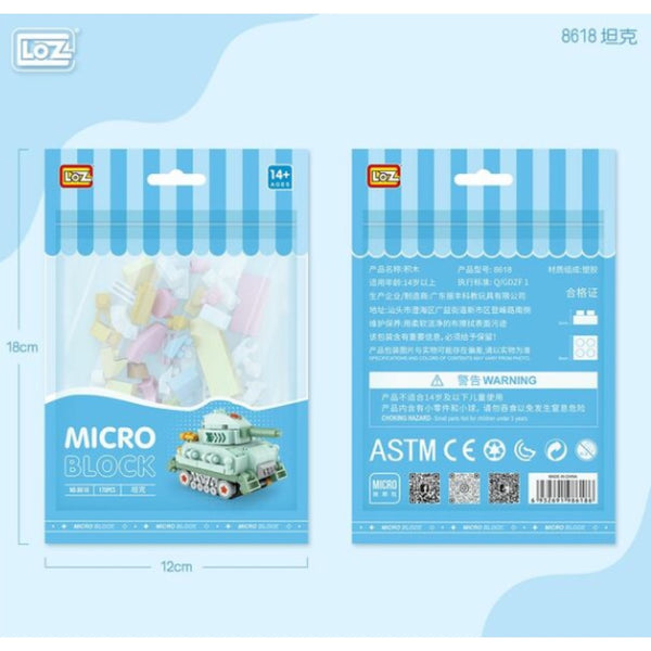 Loz 8618 Micro Block Bag Tank – Metro Hobbies