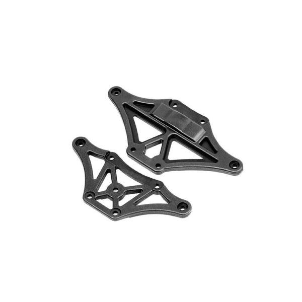 LRP 120913 FRONT + REAR UPPER CHASSIS BRACE - S10 – Metro Hobbies
