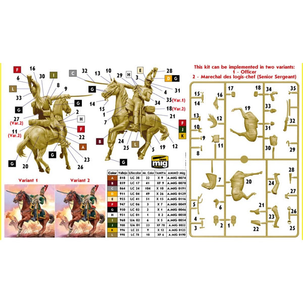 Master box 32023 1/32 32023 Dragoon of the Imperial Guard, Battle of F ...