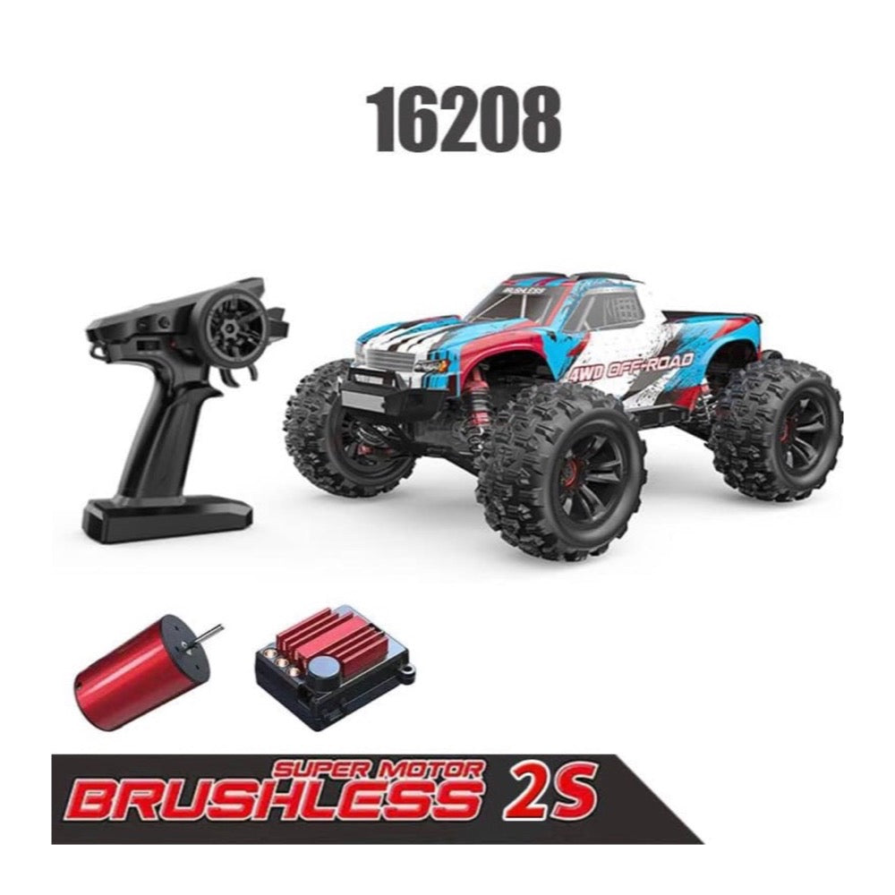 MJX 16208 1/16 Hyper Go 4WD Off-road Brushless 2S RC Monster Truck – Metro Hobbies