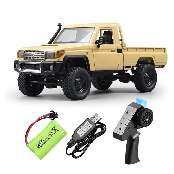 MN Model 1/12 Toyota LC79 4WD RC Crawler RTR (Yellow) – Metro Hobbies