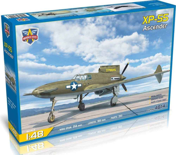 Modelsvit 4814 1/48 XP-55 Ascender | Buy Online Now at Metro Hobbies ...