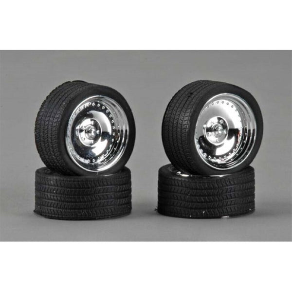 Pegasus 2311 1/24 23in Cls Rims W/Tires Chrome for Scale Models – Metro ...