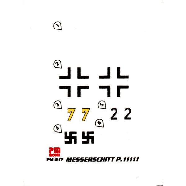PM Model 217 1/72 Messerschmitt Me P.1111 – Metro Hobbies