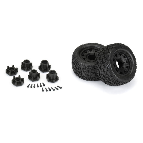 Proline PRO1023910 Bonesaw 2.8in All-Terrain Truck Tyres Mounted on Ra ...