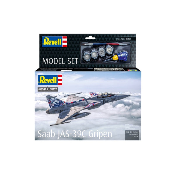 Revell 063776 1/72 Saab JAS-39C Gripen Model Set – Metro Hobbies