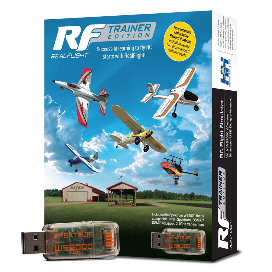 RealFlight Trainer Edition Flight Simulator with WS2000 Wireless Inter ...