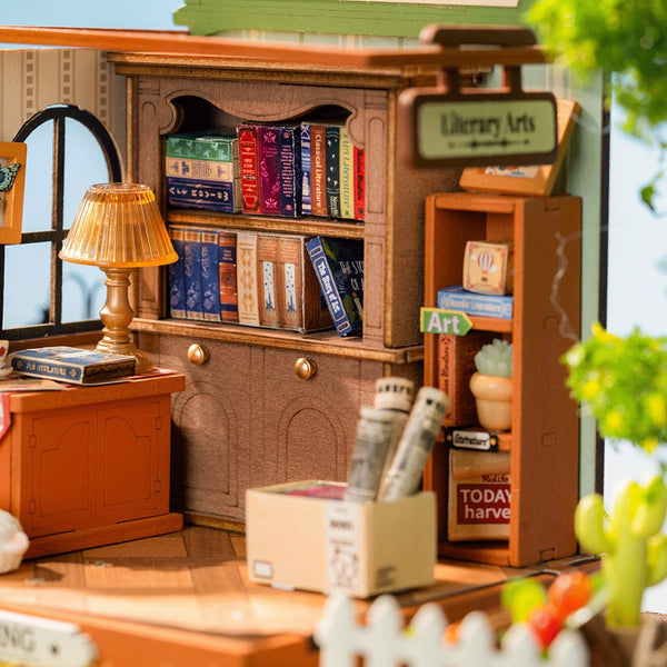 Robotime Rolife DIY Mini House Muse Bookshop – Metro Hobbies