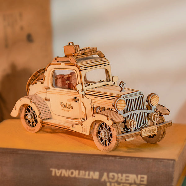 Robotime Rolife Classical 3D Wooden Vintage Car – Metro Hobbies