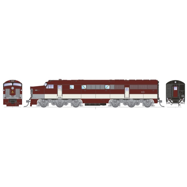 SDS Models HO SAR 900 Class Locomotive 909 DCC Sound – Metro Hobbies