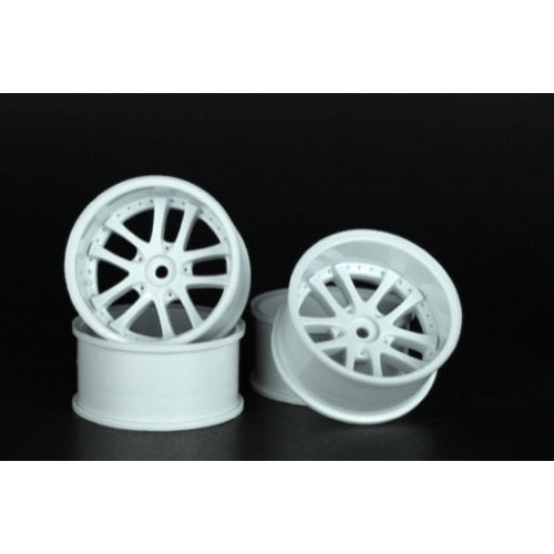 Speedline Standard Size 10 Spoke Offset 10 White 4 pcs – Metro Hobbies