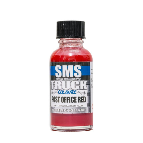 SMS-ZPT19 Truck Colour Acrylic Lacquer Post Office Red Paint 30 ml ...