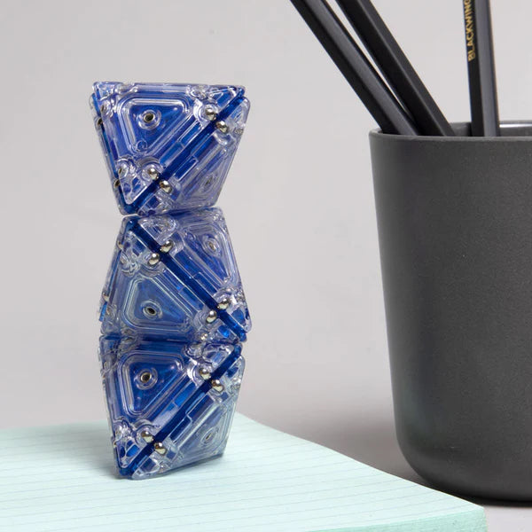 Speks Geode Cobalt Pyramid Magnetic Fidget Toy Blue – Metro Hobbies