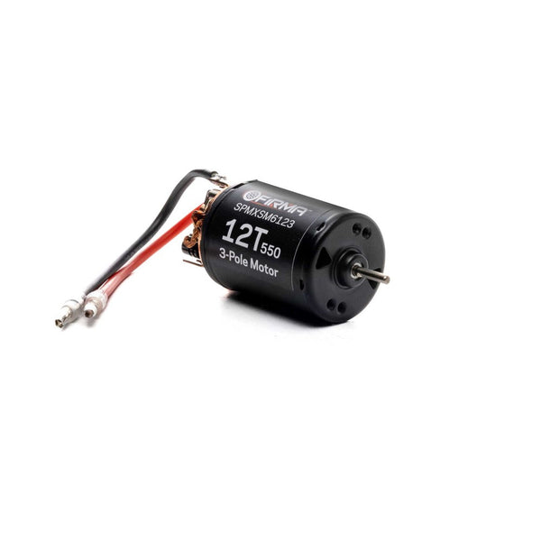 Spektrum SPMXSM6123 Firma 12T Rebuildable 550 3 Pole Brushed Motor ...