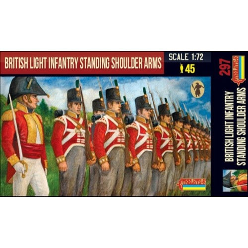 Strelets 297 1/72 Napoleonic British Light Infantry Standing Shoulder ...