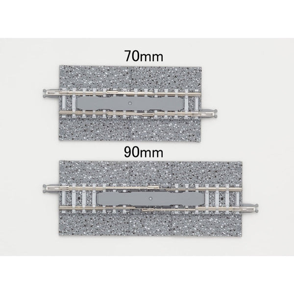 Tomix 1528 N Variable-Length Wide PC Straight Track 2-3/4 70mm to 3-1 ...