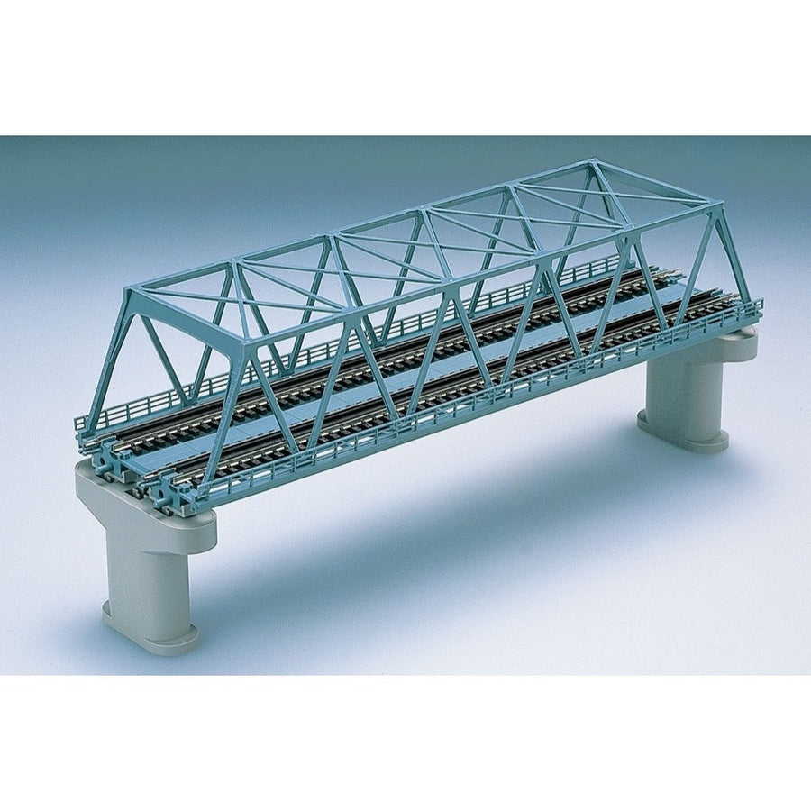 Tomix 3051 N Double Track Truss Bridge (blue) – Metro Hobbies