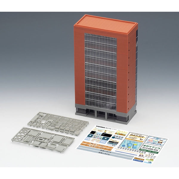 Tomix N Large Office Building Brown – Metro Hobbies