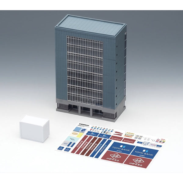 Tomix N Large Office Building Blue – Metro Hobbies