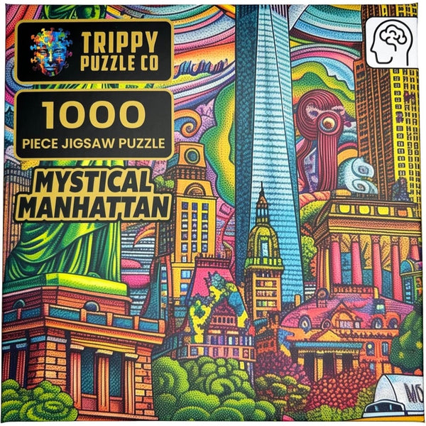 Trippy Puzzle Co Mystical Manhattan 1000pc Jigsaw Puzzle – Metro Hobbies