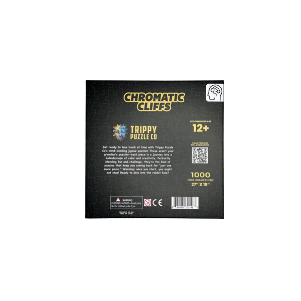 Trippy Puzzle Co Chromatic Cliffs 1000pc Jigsaw Puzzle – Metro Hobbies