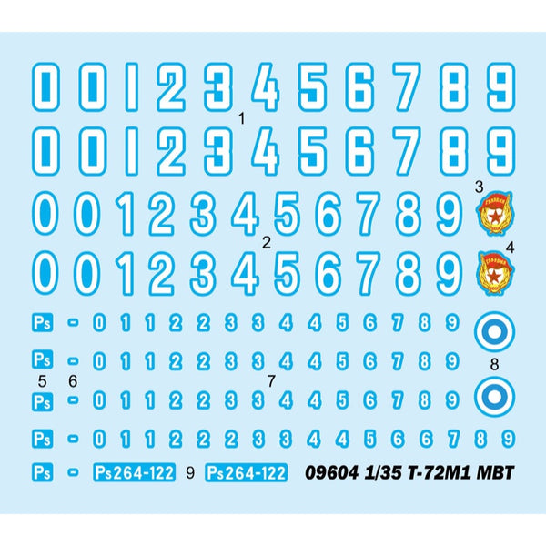 Trumpeter 09604 1/35 T-72M1 MBT – Metro Hobbies