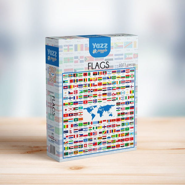 Yazz Puzzle 3871 Flags 1023pc Jigsaw Puzzle – Metro Hobbies
