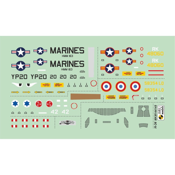 Mark One Models 144148 1/144 Sikorsky H-34 In Combat – Metro Hobbies