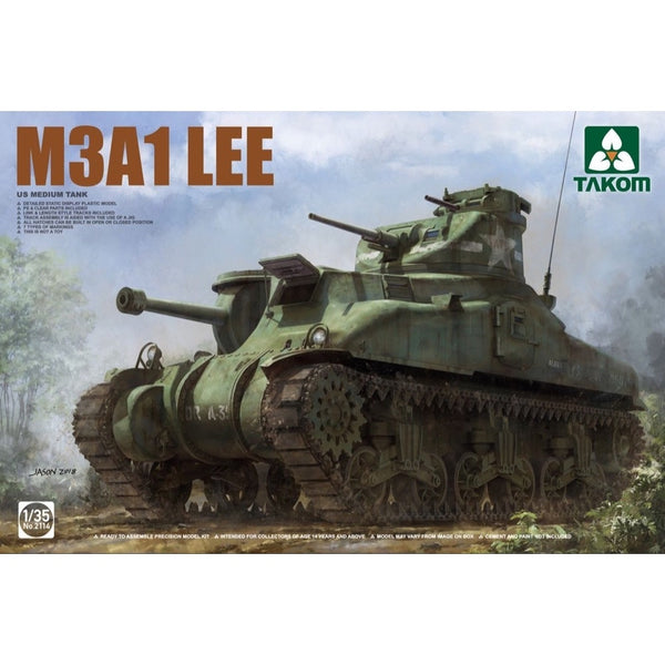 Takom 2114 1/35 US M3A1 Lee US Medium Tank | Metro Hobbies | Australia