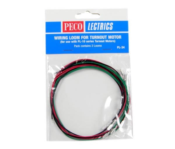 Peco PL34 Wiring Looms from PL10 | Metro Hobbies | Australia
