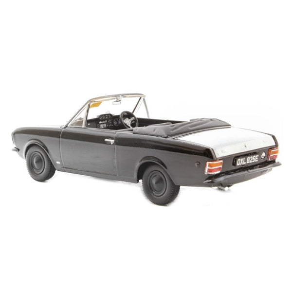 Oxford 43CCC004 1/43 Ford Cortina MKII Crayford Convertible Black and ...