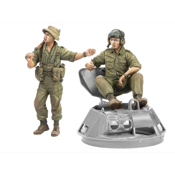 AFV 1/35 Australian Infantry & M113 crew Vietnam War Era-2 figures ...