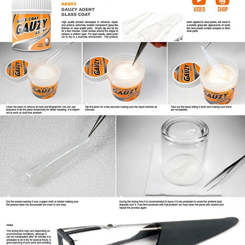 AK Interactive AK893 Gauzy Agent Glass Coat 100mL – Metro Hobbies