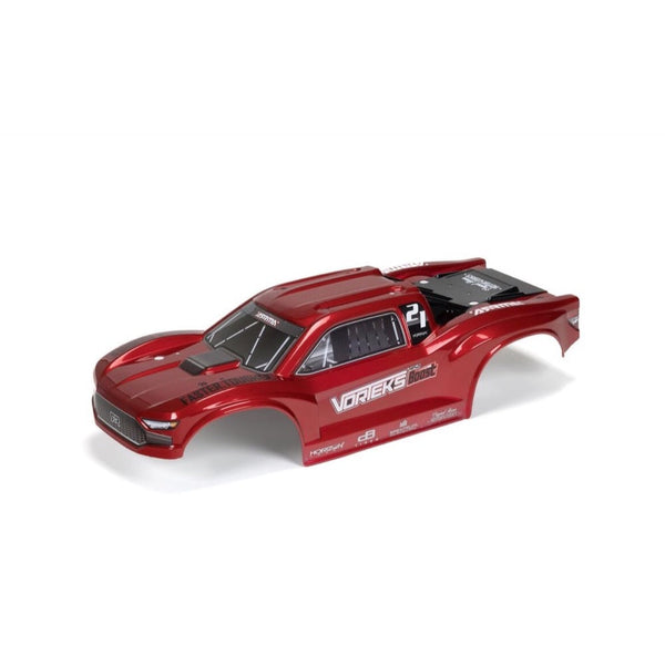 Arrma ARA402347 Vorteks 4X2 Painted Body Red – Metro Hobbies