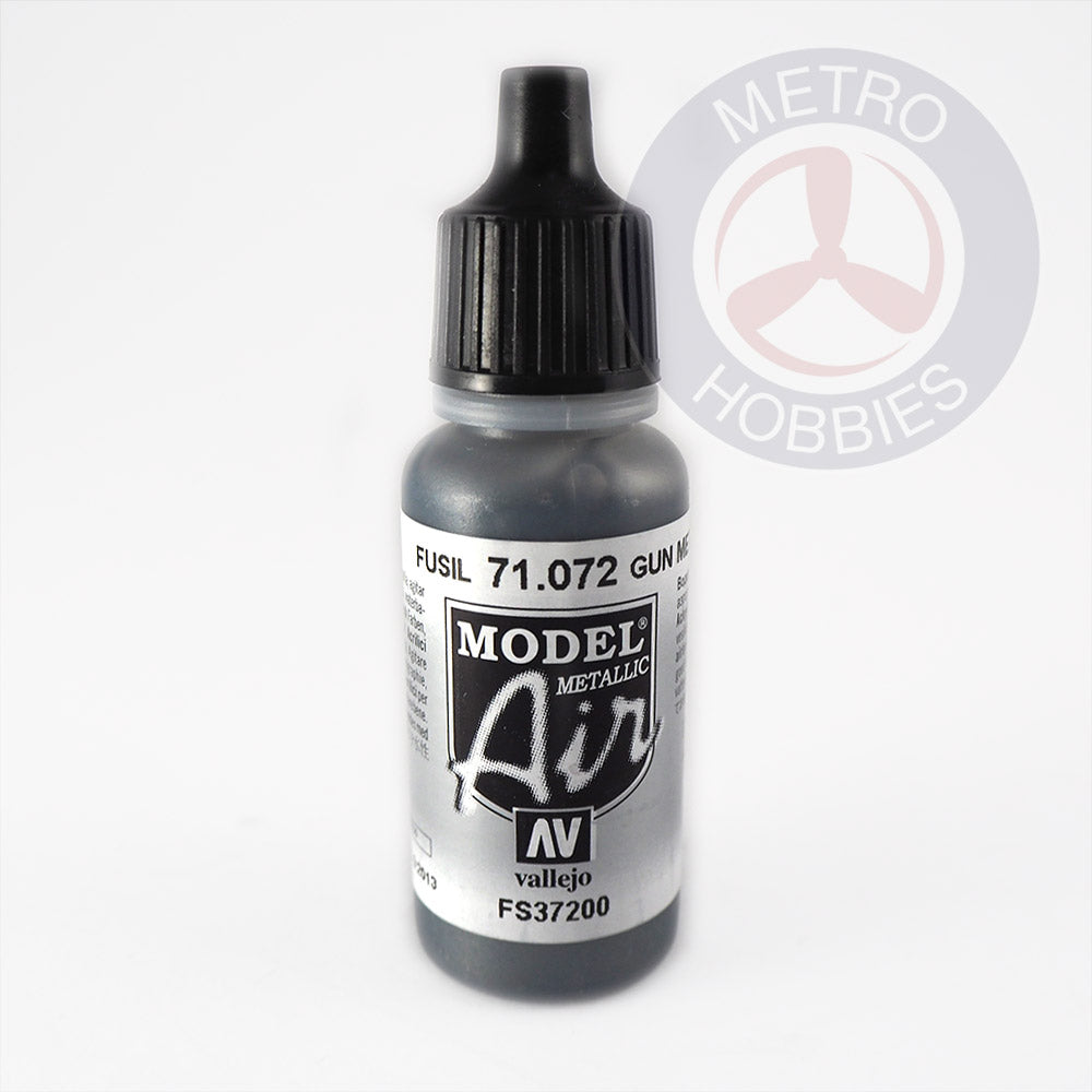 Vallejo 71072 Model Air 72 17ml Gun Metal Paint – Metro Hobbies