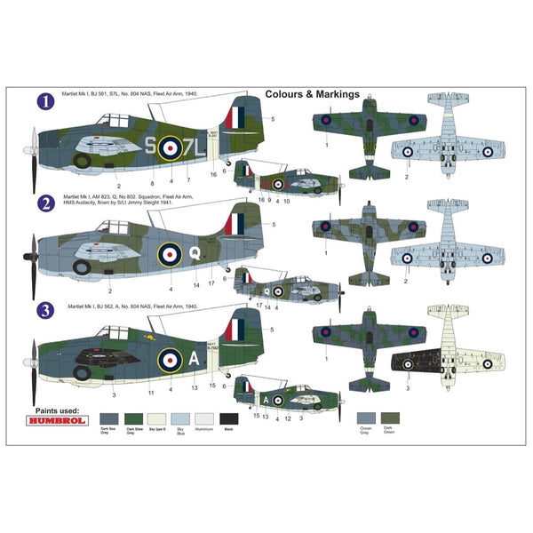 AZ Models 7804 1/72 Grumman Martlet MK.I FAA Service – Metro Hobbies