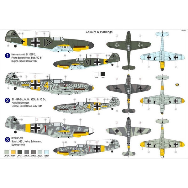 AZ Model 7879 1/72 Messerschmitt Bf-109F-2/B with ETC 50 Bomb Rack ...