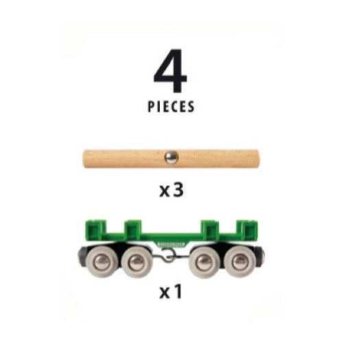 BRIO 33696 Lumber Loading Wagon 4pc – Metro Hobbies