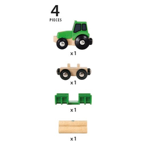 BRIO 33799 Farm Tractor with Load 3pc – Metro Hobbies