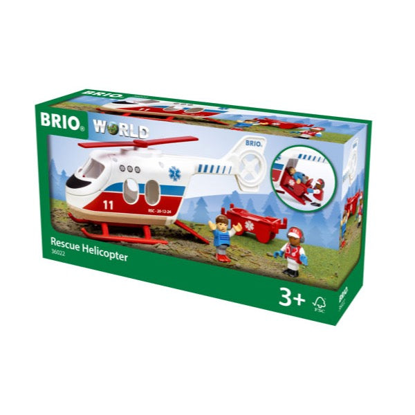 Brio 36022 Rescue Helicopter 4pc – Metro Hobbies