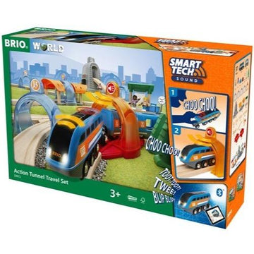 BRIO 33972 Smart Tech Sound Action Tunnel Travel Set – Metro Hobbies