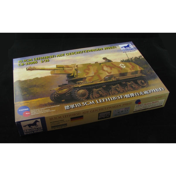 Bronco CB35005 1/35 10.5cm LeFH18 (sf) AUF Geschutzwagen 39H(F) – Metro ...
